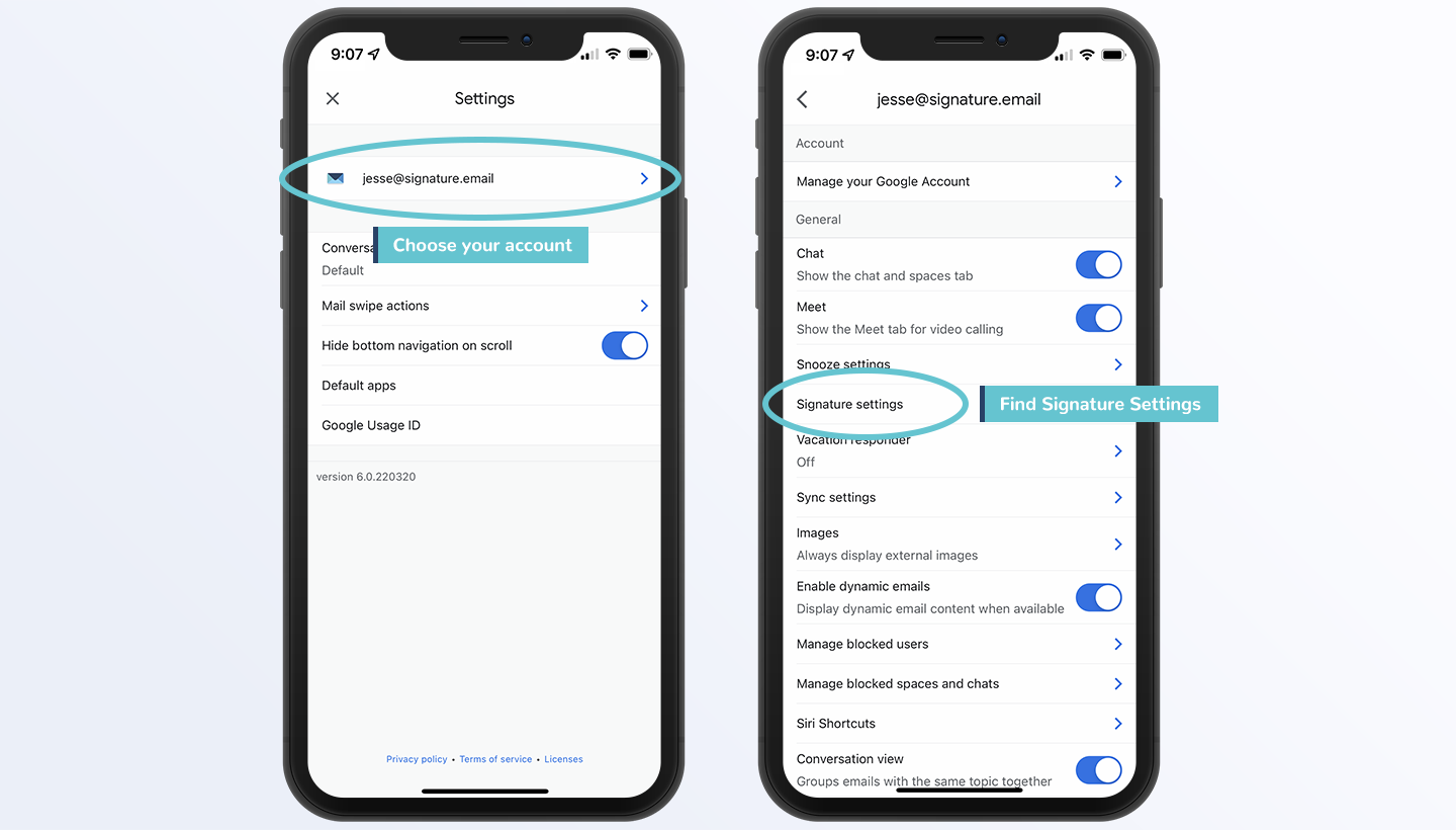 How To Add Email Signature On Gmail IOS Android Mobile Apps