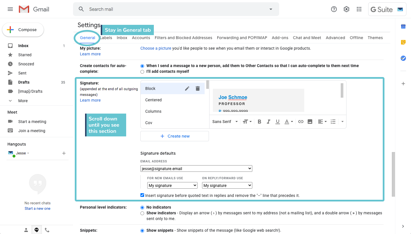 How To Create Email Signature Gmail Vasthero