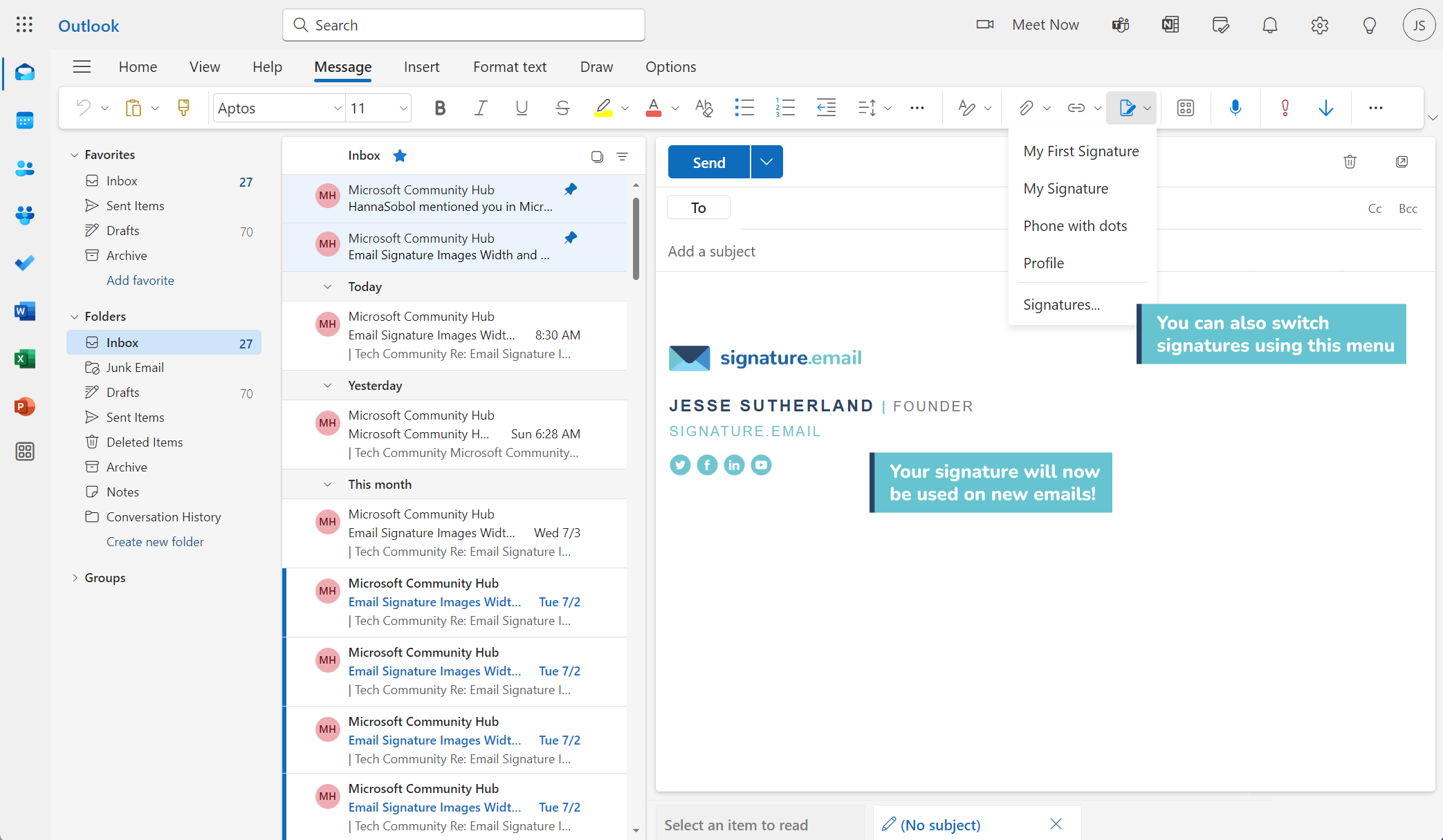 How To Add Signature In Outlook App On Mac Anipole